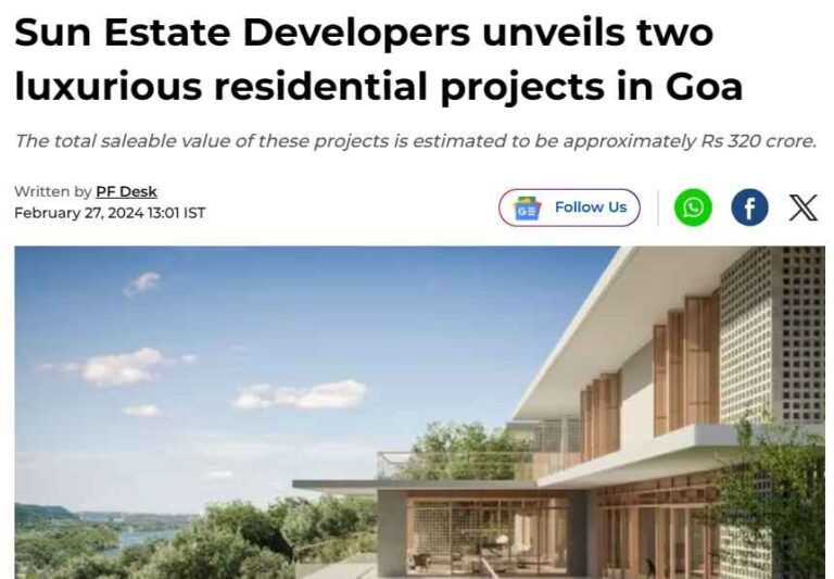 Luxury Property in Goa | Property Developers in Goa - Sun Estates